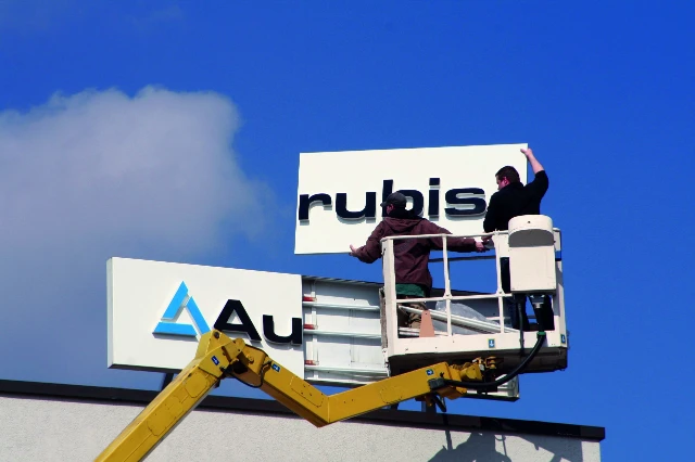 Das Aurubis Logo im Wandel der Zeit